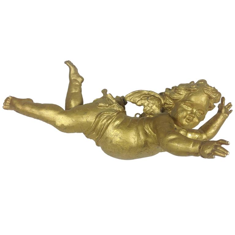 Early 20th Century Gilt Putto at 1stDibs