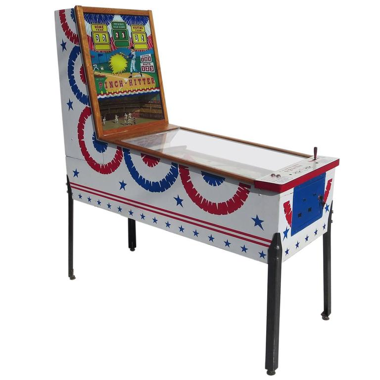 1959 Williams "Pinch Hitter" Pitch and Hit Baseball Arcade Game at ...