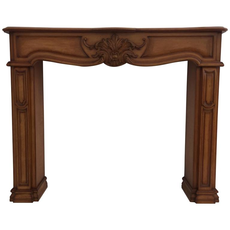 Carved Architectural Fireplace Mantel at 1stDibs