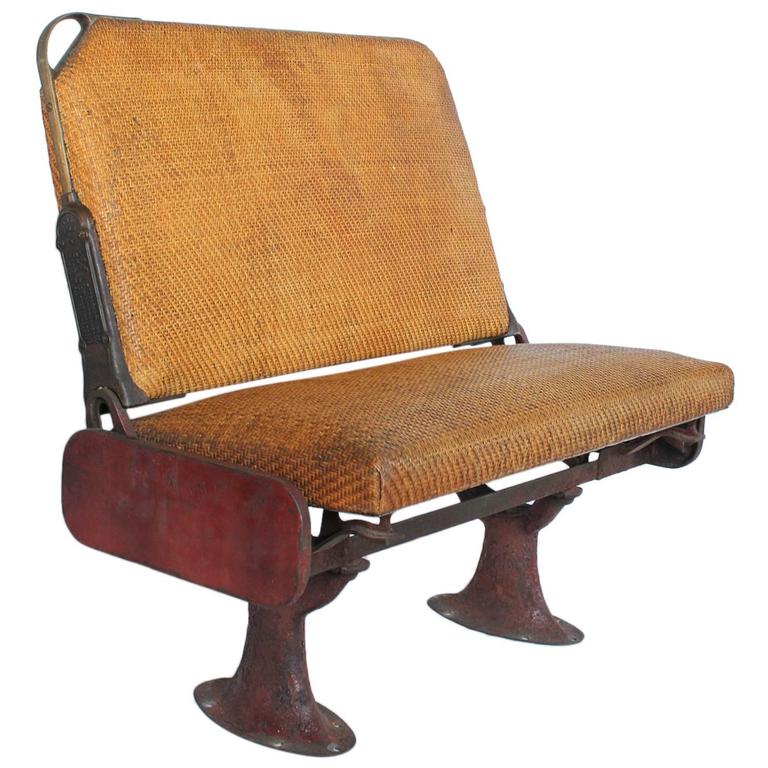 Antique Train Bench by The Hale and Kilburn Company at 1stDibs ...