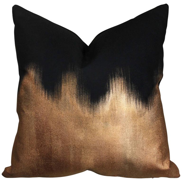 Bronze Ombre Alloy Pillow by Amanda Hamilton For Sale at 1stDibs