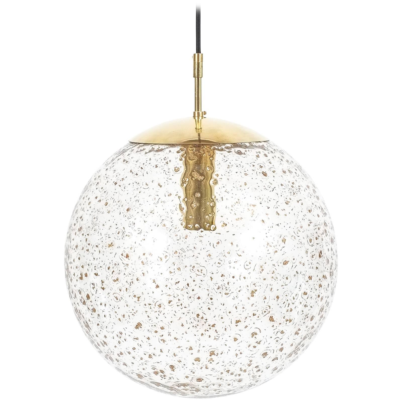Large Limburg Glass Ball Pendant at 1stDibs