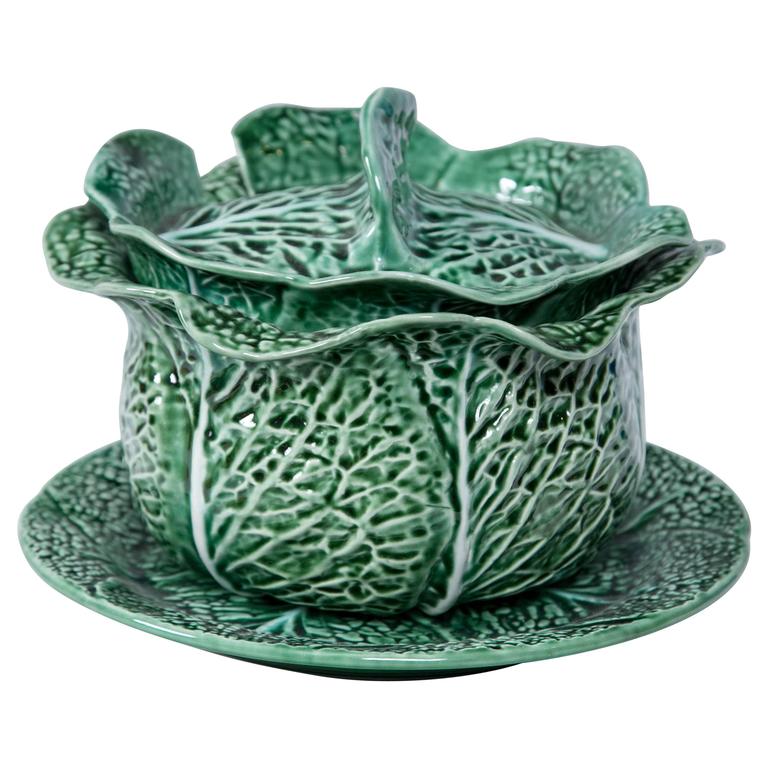 Portuguese Cabbage Tureen at 1stDibs