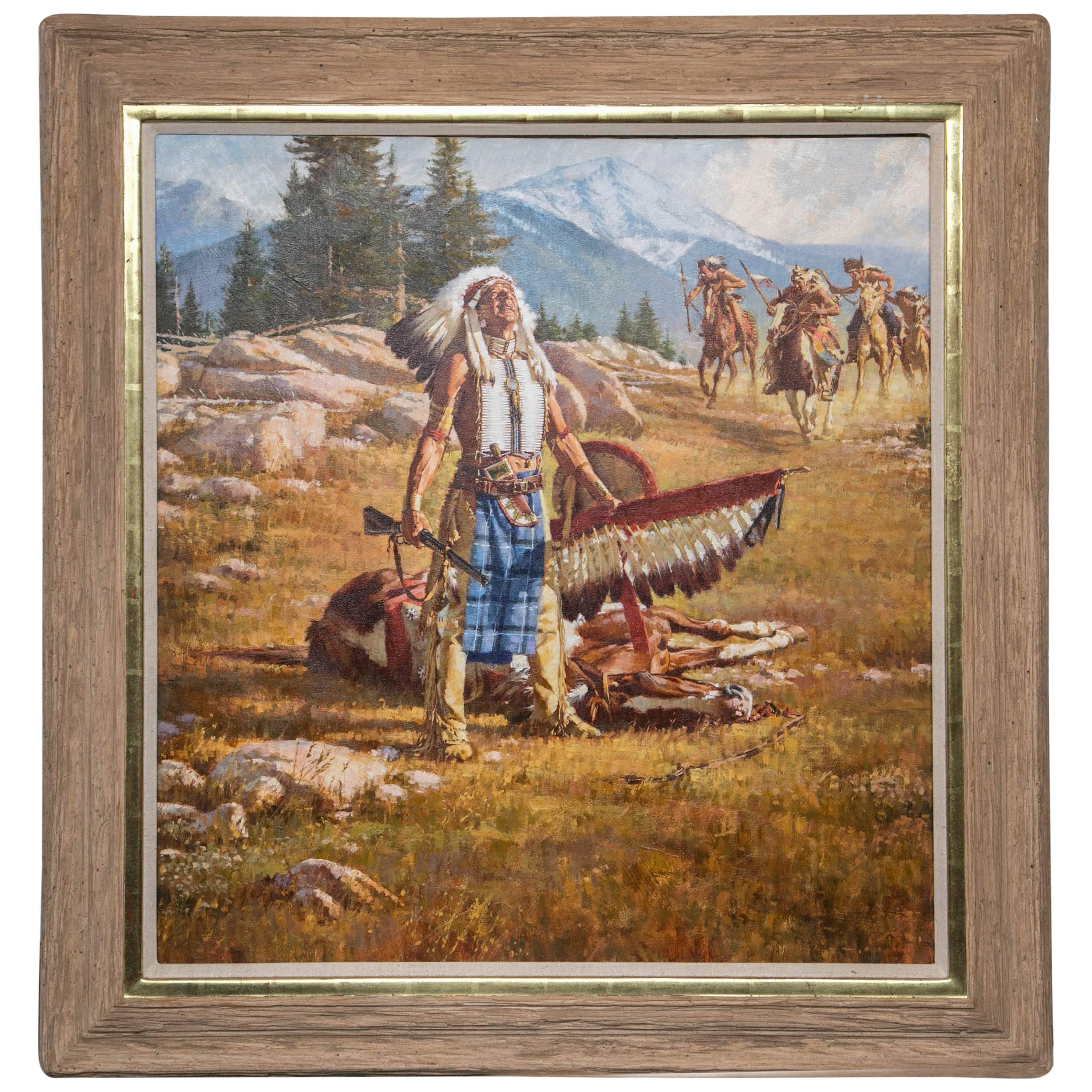 Stan Davis Oil on Canvas For Sale at 1stDibs