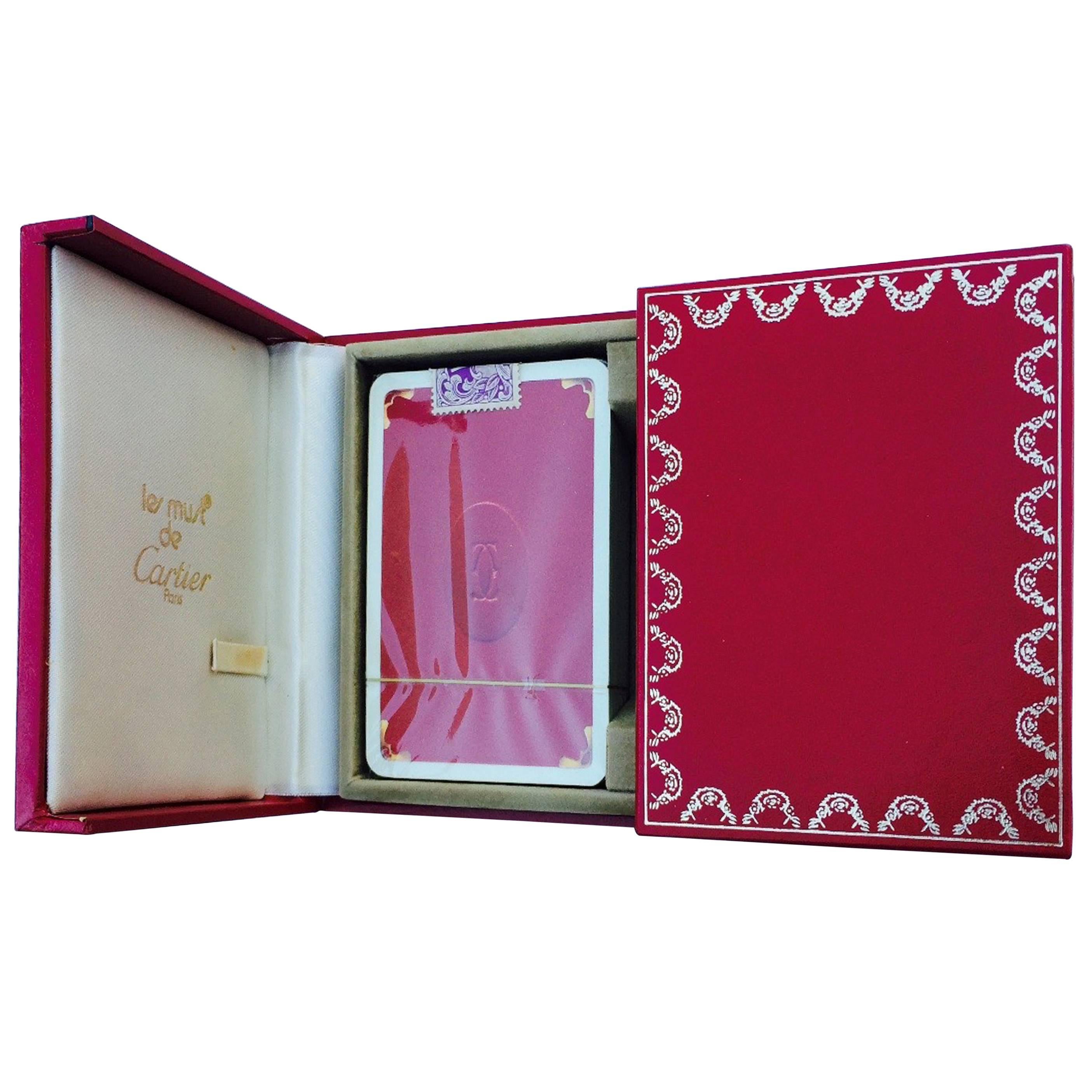 Cartier Playing Cards, 1970s at 1stDibs
