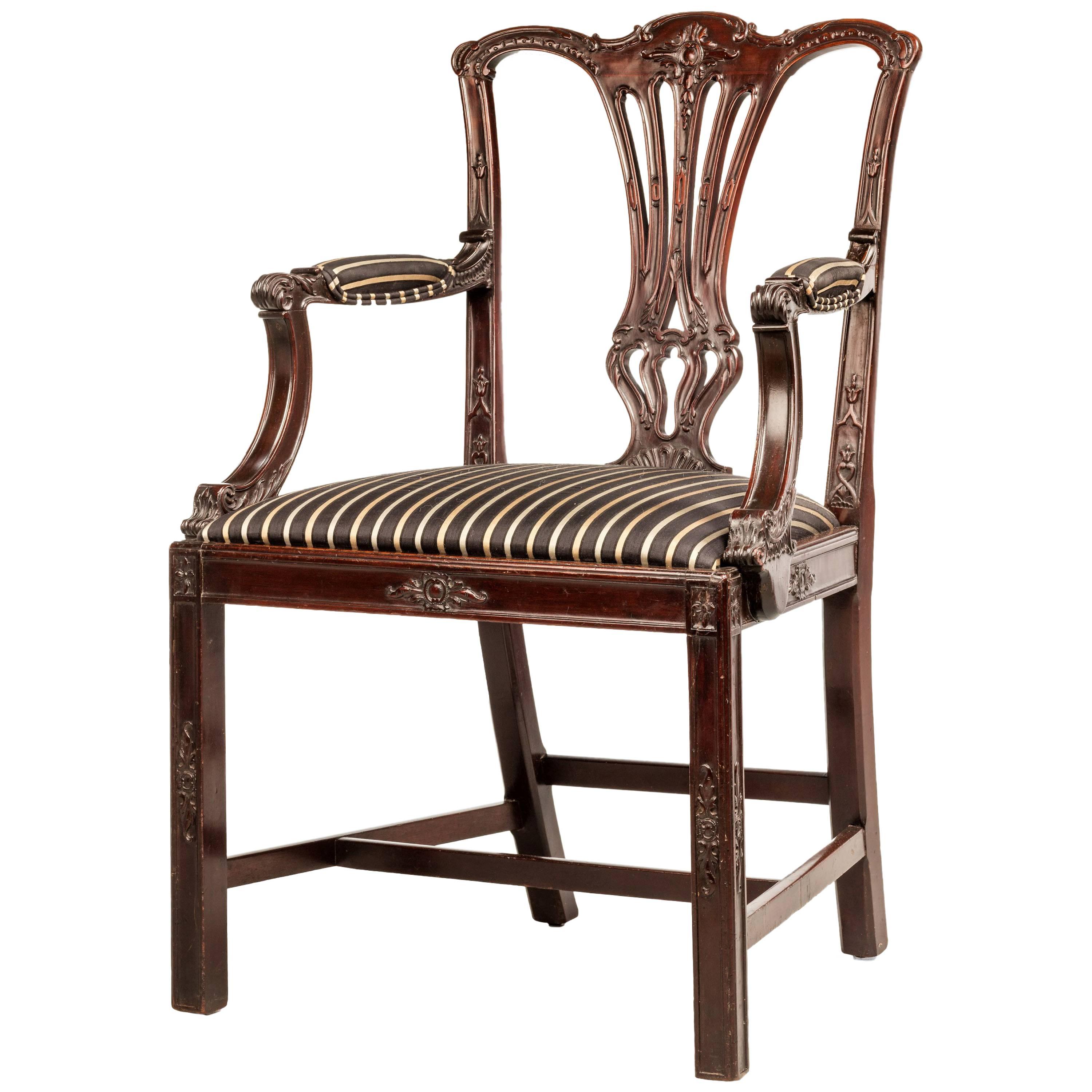 Mexican Colonial Arm Chair c. 1775-1810, in the Chippendale style For ...