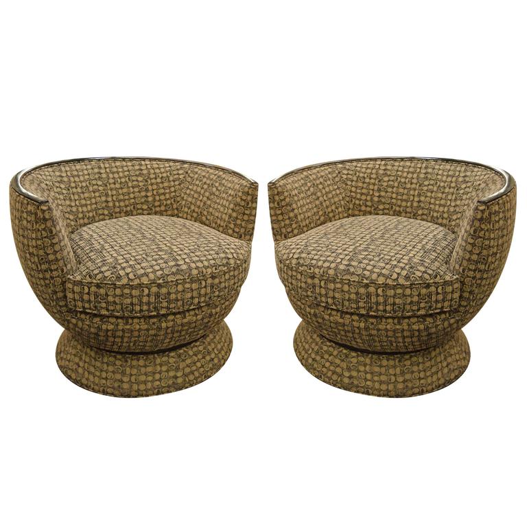 Pair of Teacup Swivel Chairs at 1stDibs | teacup chairs for sale, tea ...