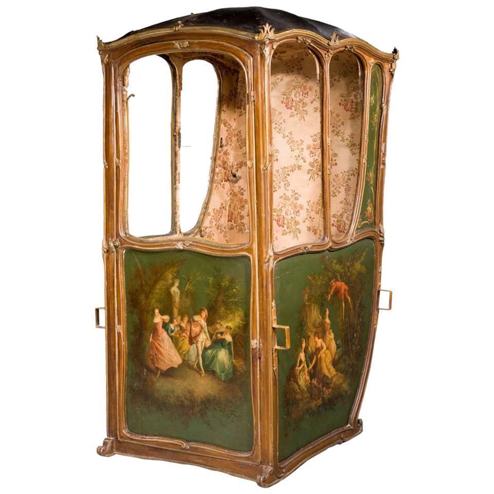 Mid-19th Century French Sedan Chair For Sale at 1stdibs