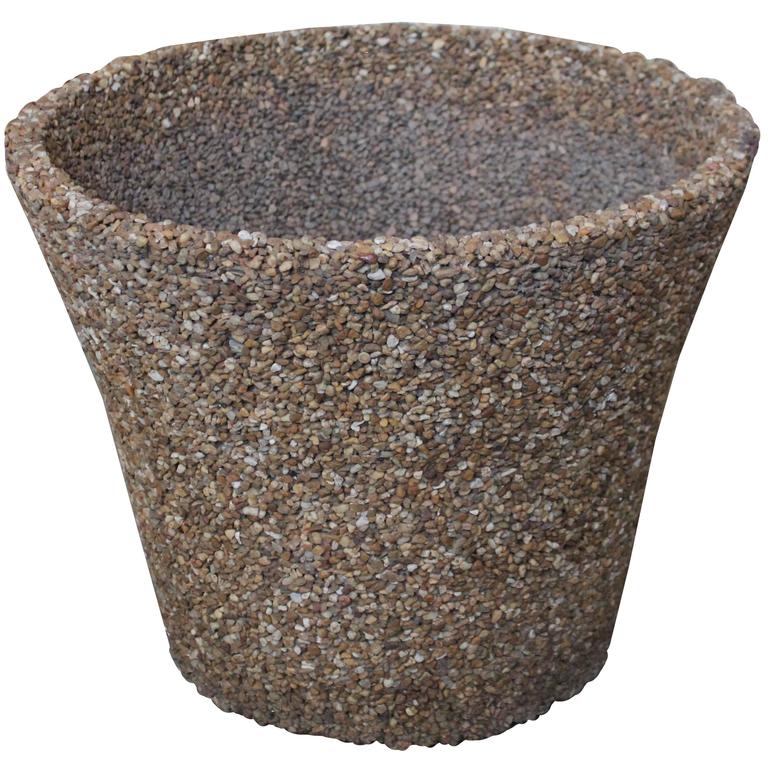 American, 1960s Pebble Planter at 1stDibs