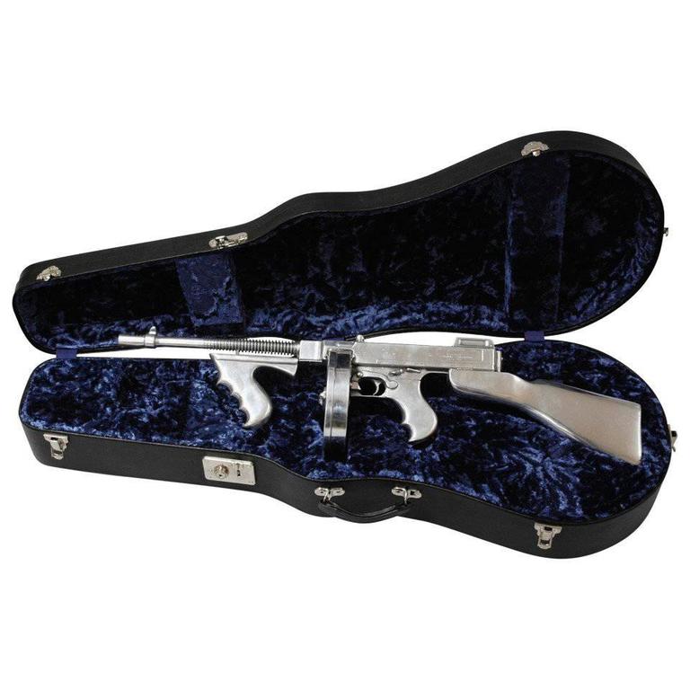 Sculpture of a Tommy Gun in a Violin Case, "14th February 1928" by ...
