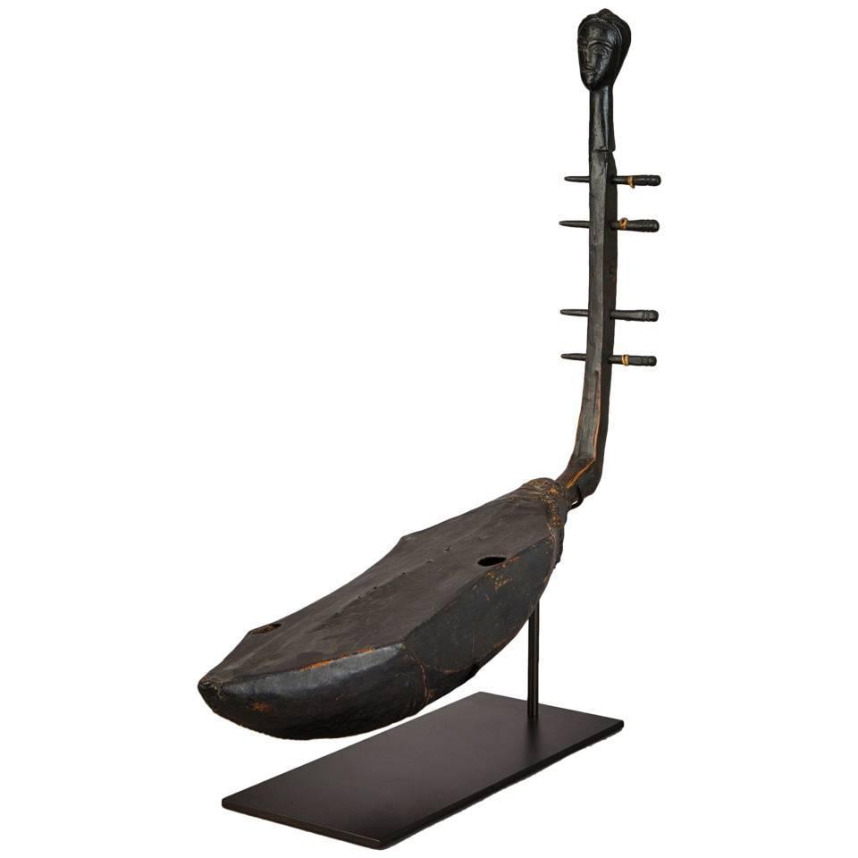 Rare Gabonese African Harp For Sale at 1stdibs