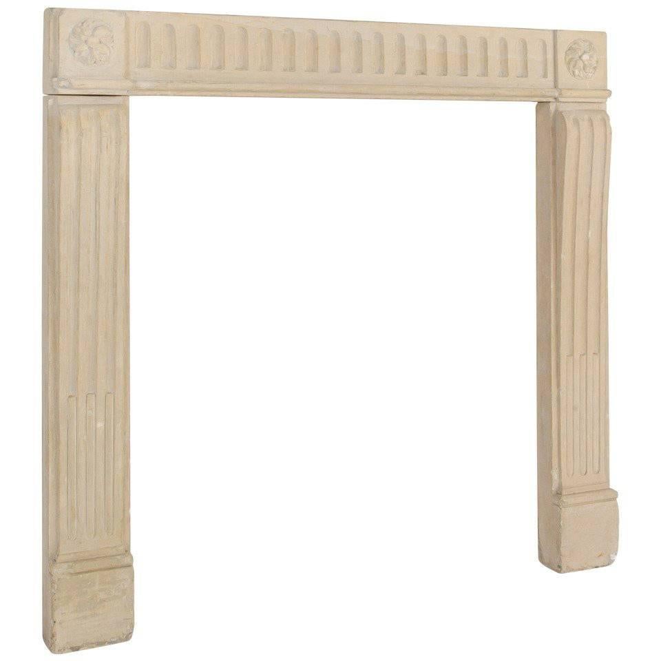 Simple Period Limestone Fireplace Surround For Sale at 1stDibs | simple ...