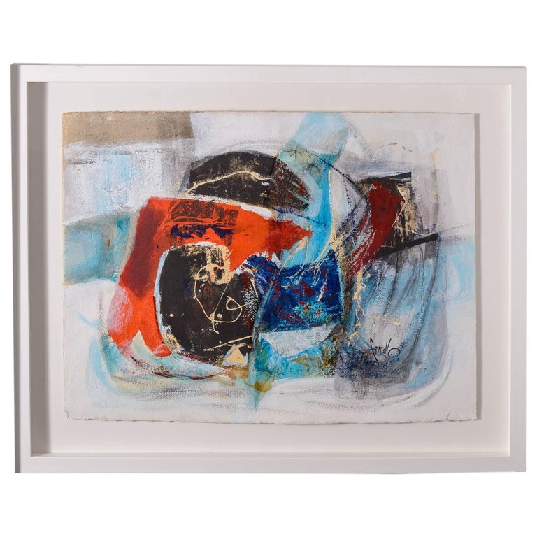 Mid-Century Abstract Watercolor by the American Artist Edith Ferullo at ...