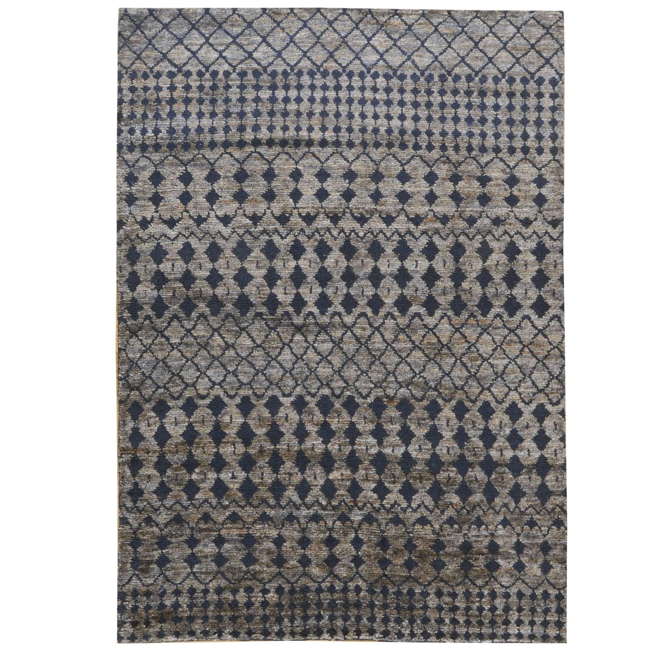 Hand-Knotted Stark Rug For Sale at 1stDibs
