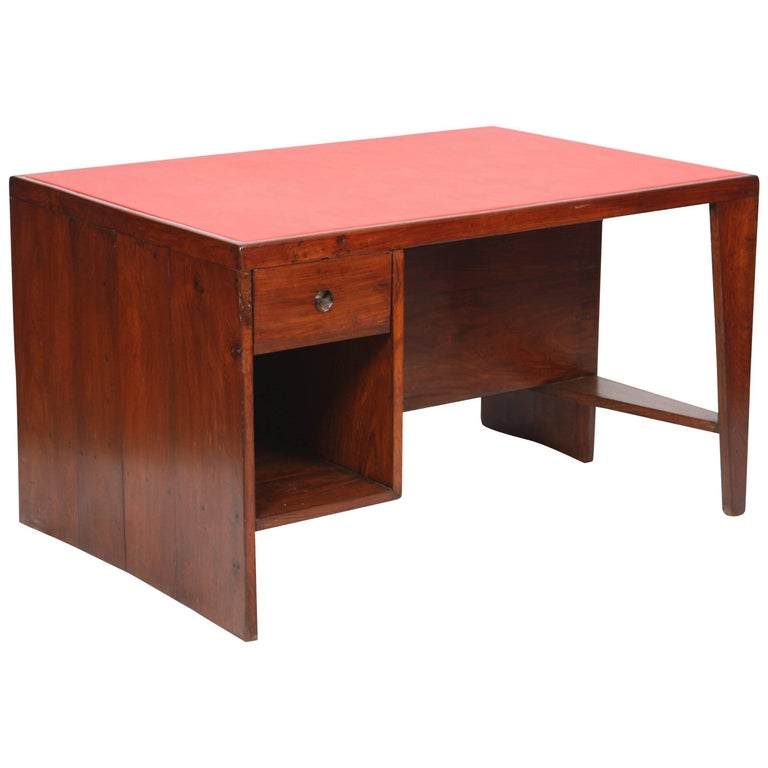 Executive Desk by Pierre Jeanneret For Sale at 1stDibs | pierre ...