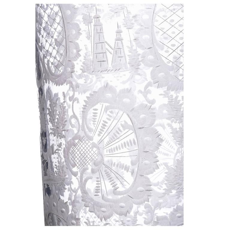 Chrystal Netherland Old Vase, Finely Engraved For Sale at 1stDibs | old ...