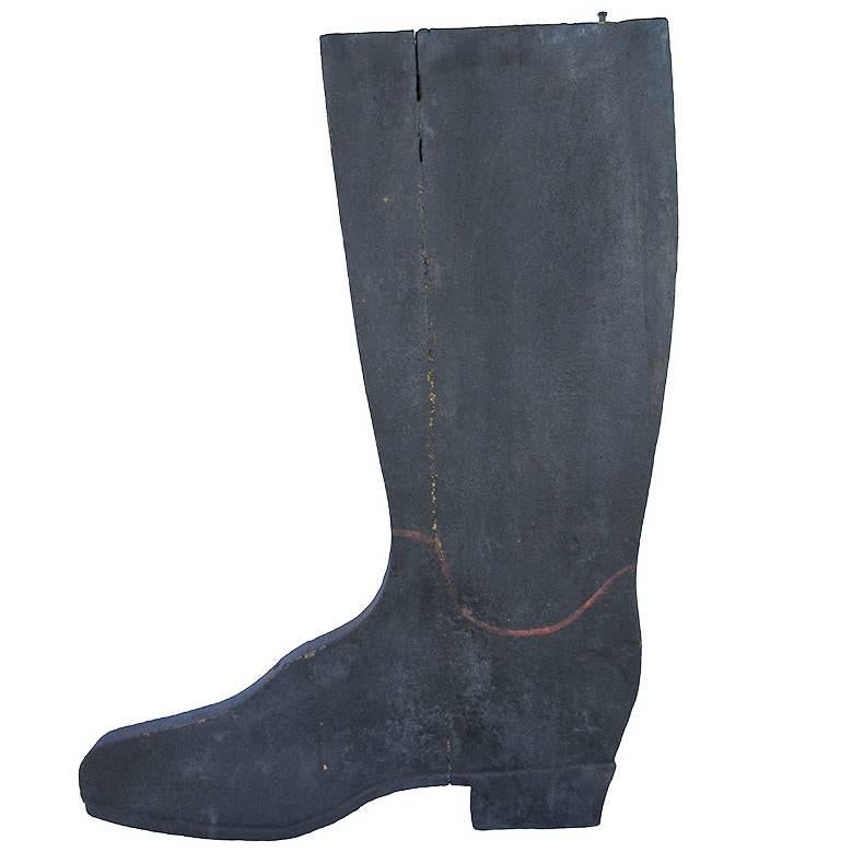 19th Century Wood Boot Trade Sign For Sale at 1stDibs