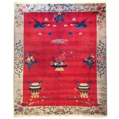 Chinese Art Deco Rug For Sale at 1stdibs