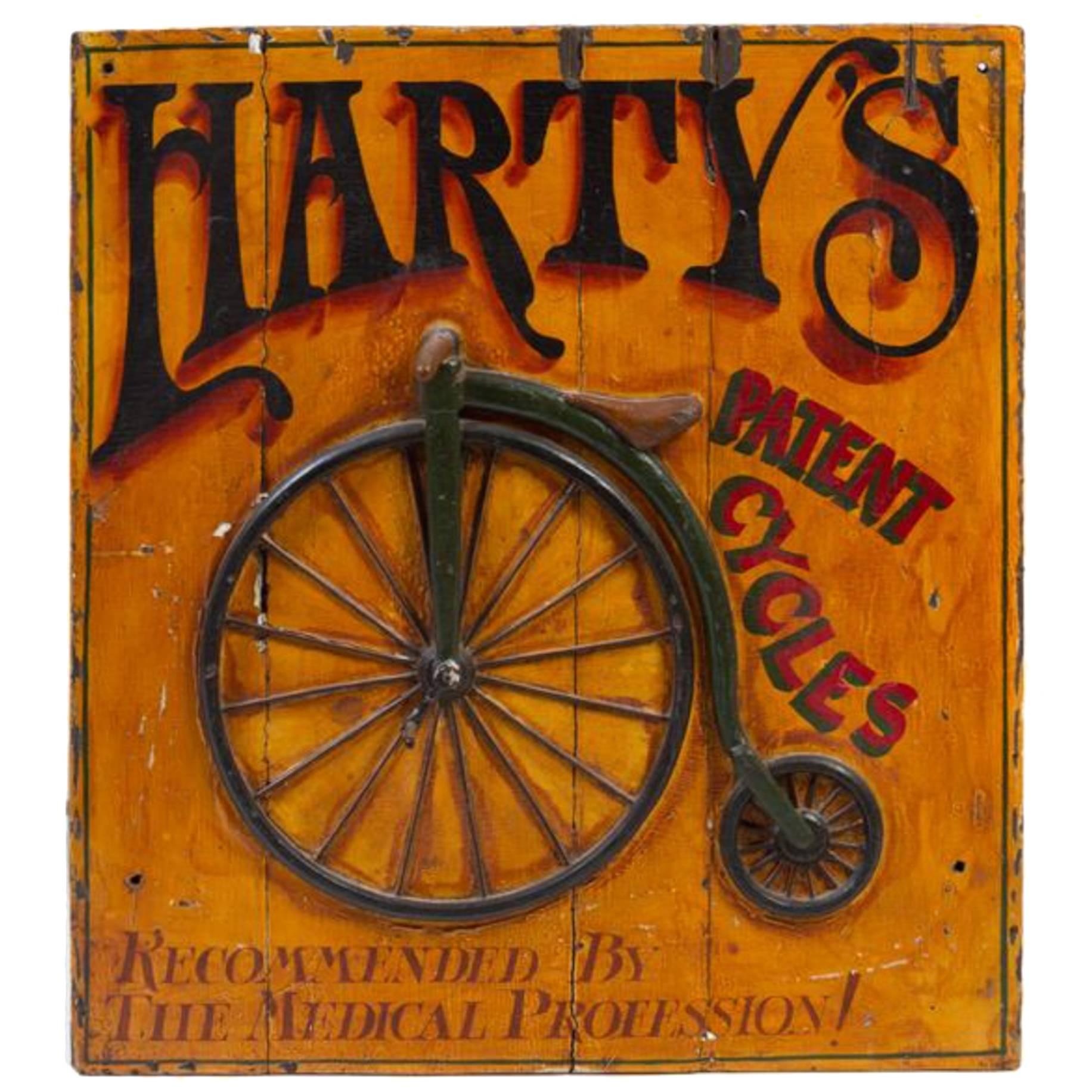 English Painted Wood Trade Sign at 1stDibs