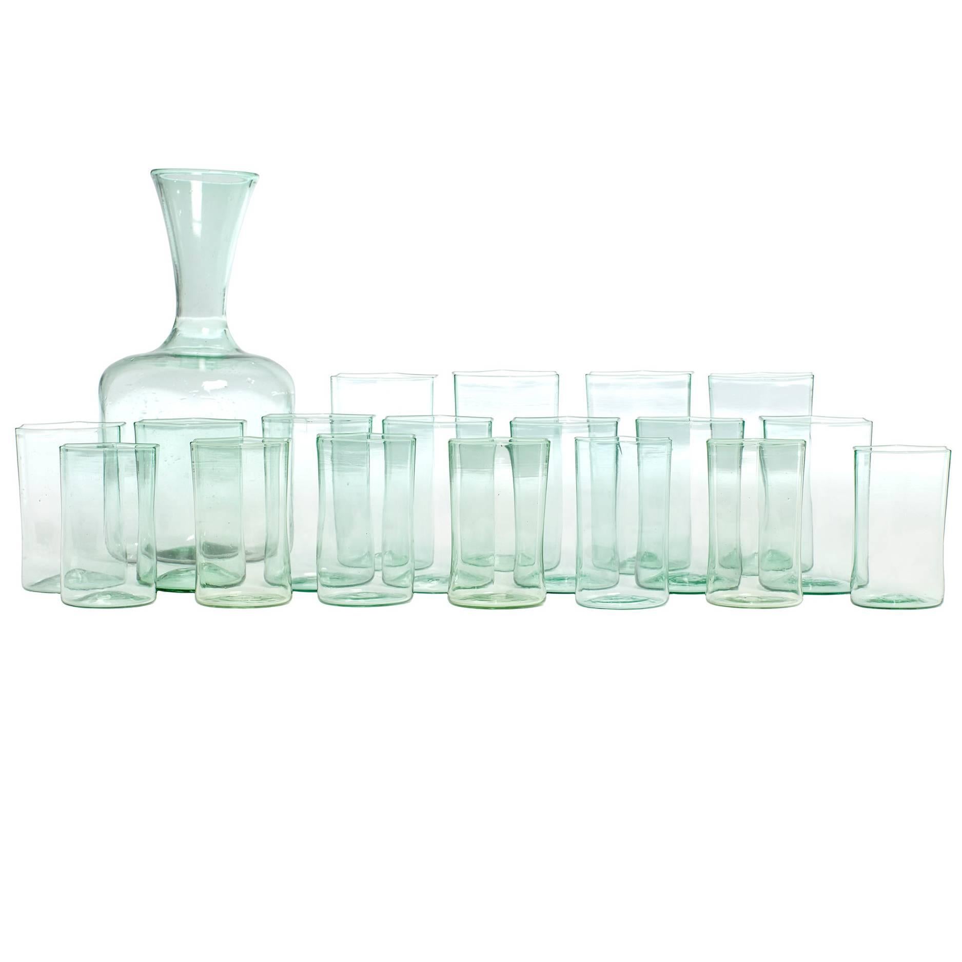 A beautiful Vintage Murano glassware set at 1stDibs