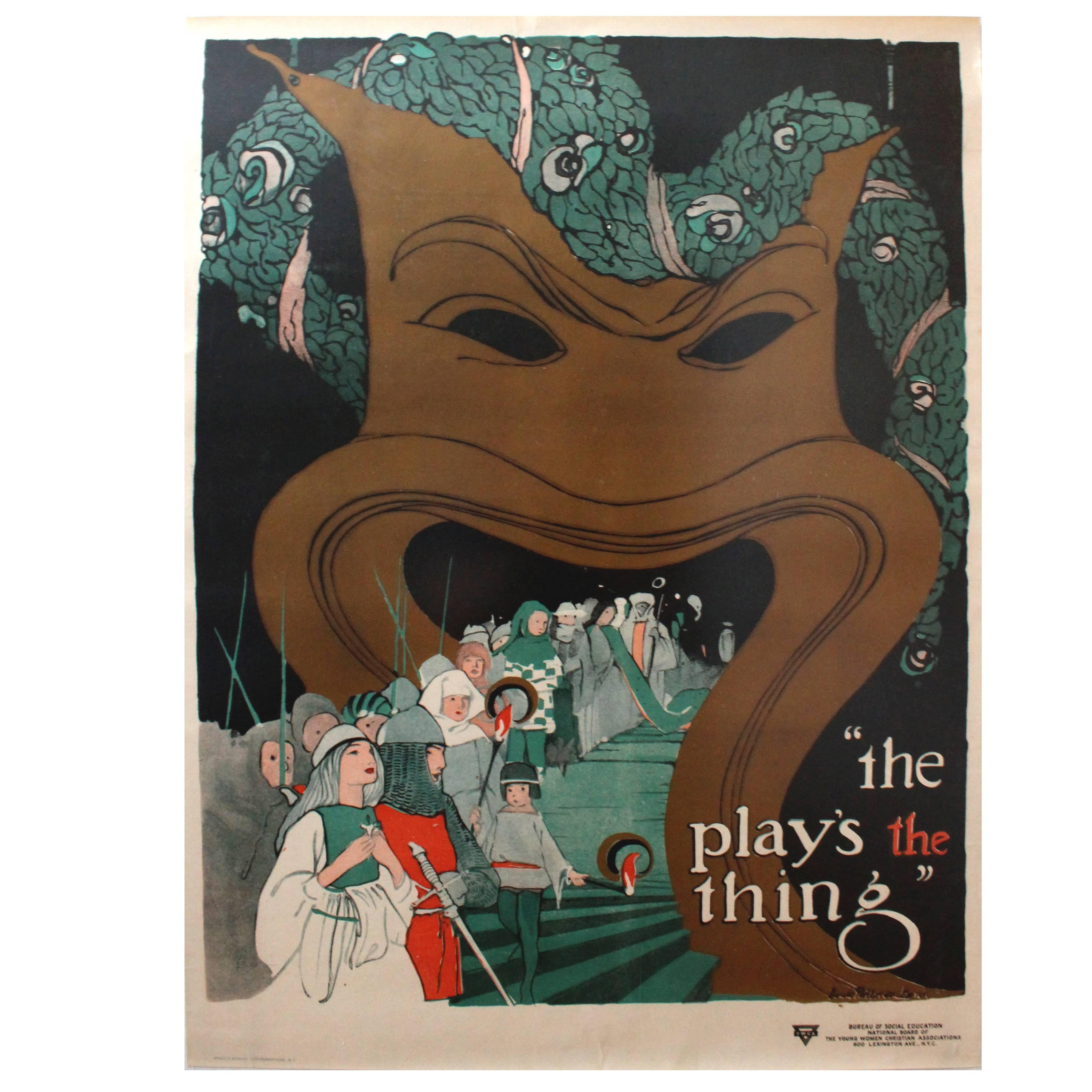 Original Vintage Sport Poster Ft. Tennis - Play the Game - Social ...