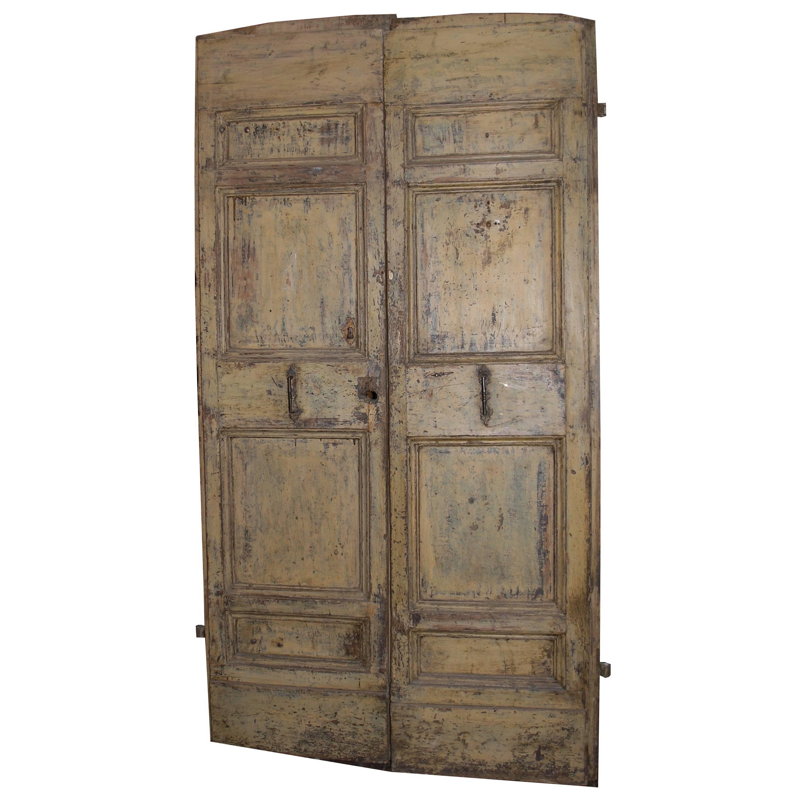 Antique Walnut Double Door at 1stdibs