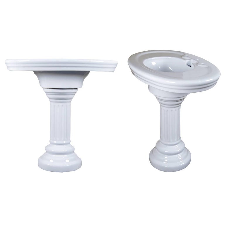 Rare Pair of Wash Basins, Alaska Model, Jacob Delafon, France, circa ...