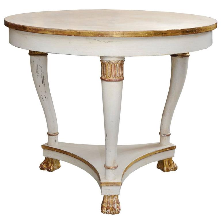 Swedish 19th Century Second Empire Painted Centre Table, circa 1880 at ...