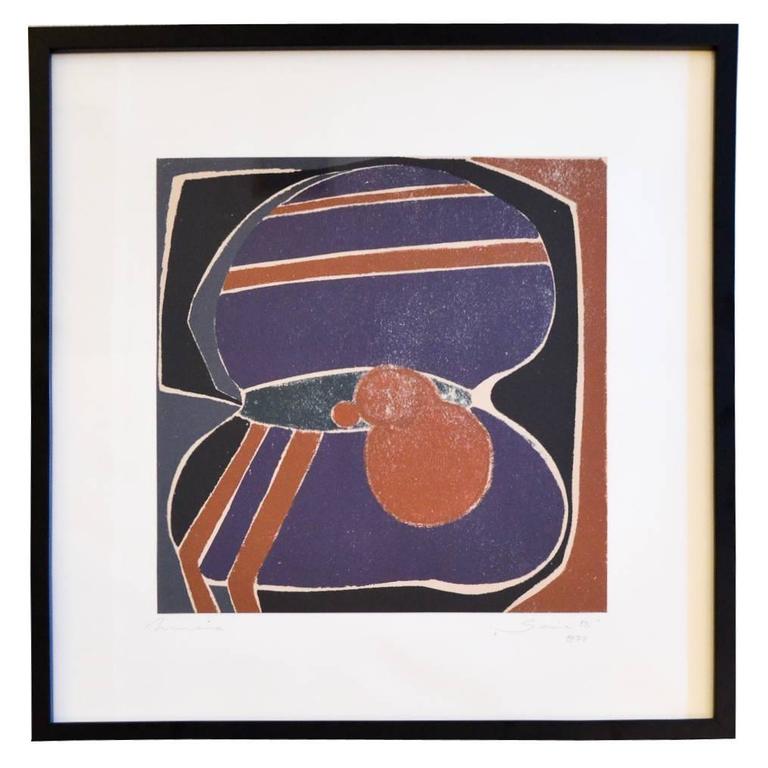 Original Abstract Pastel on Paper by Maria Schwab-Hasse at 1stDibs