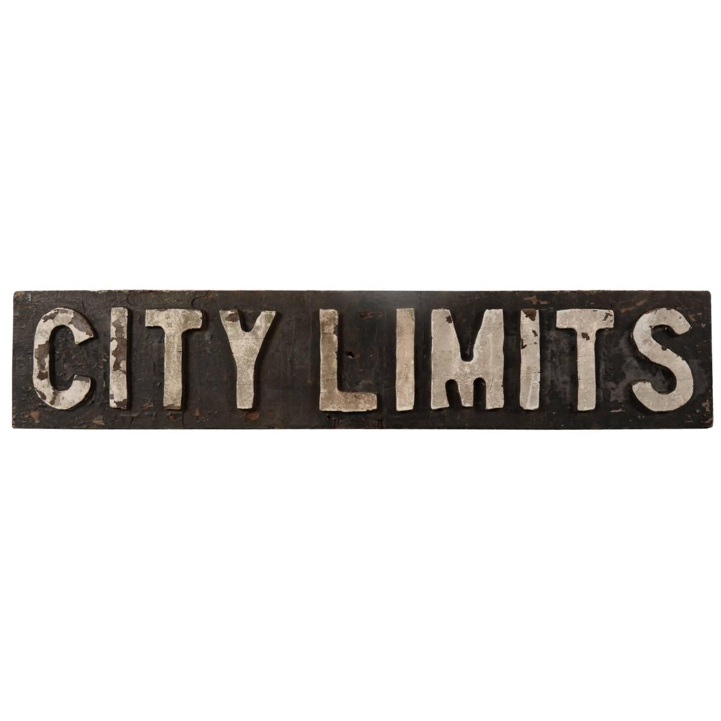 City Limits Sign at 1stDibs