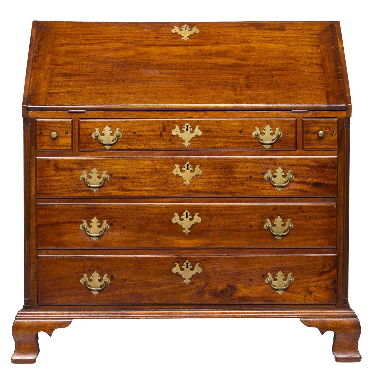 18th Century American Slant Front Bureau at 1stDibs