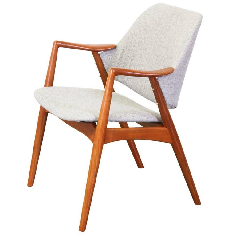 Alf Svensson Teak “Kontur” Chair for Dux For Sale at 1stDibs