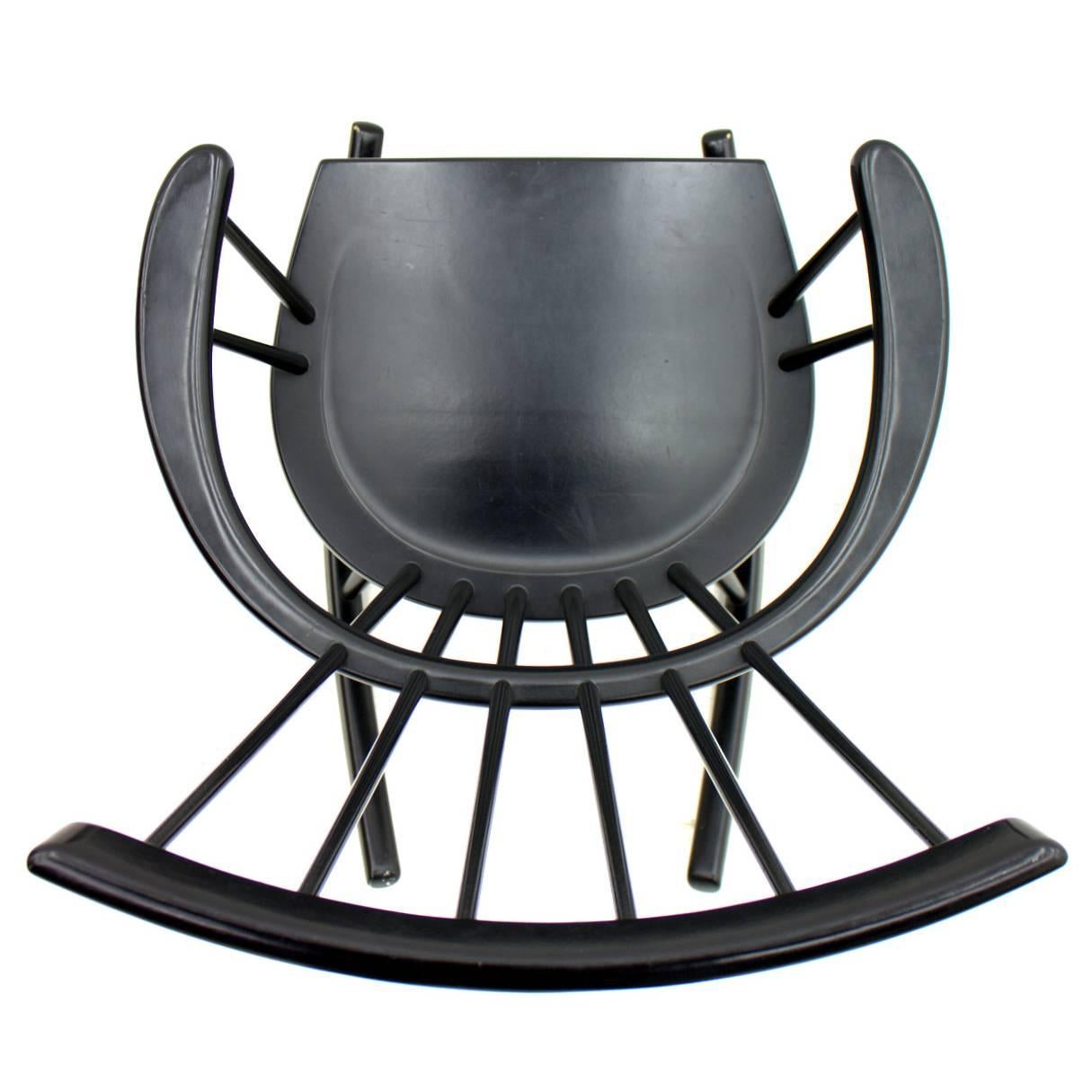 Rare Rocking Chair by Esko Pajamies "Prima Ballerina," Finland 1960s at ...