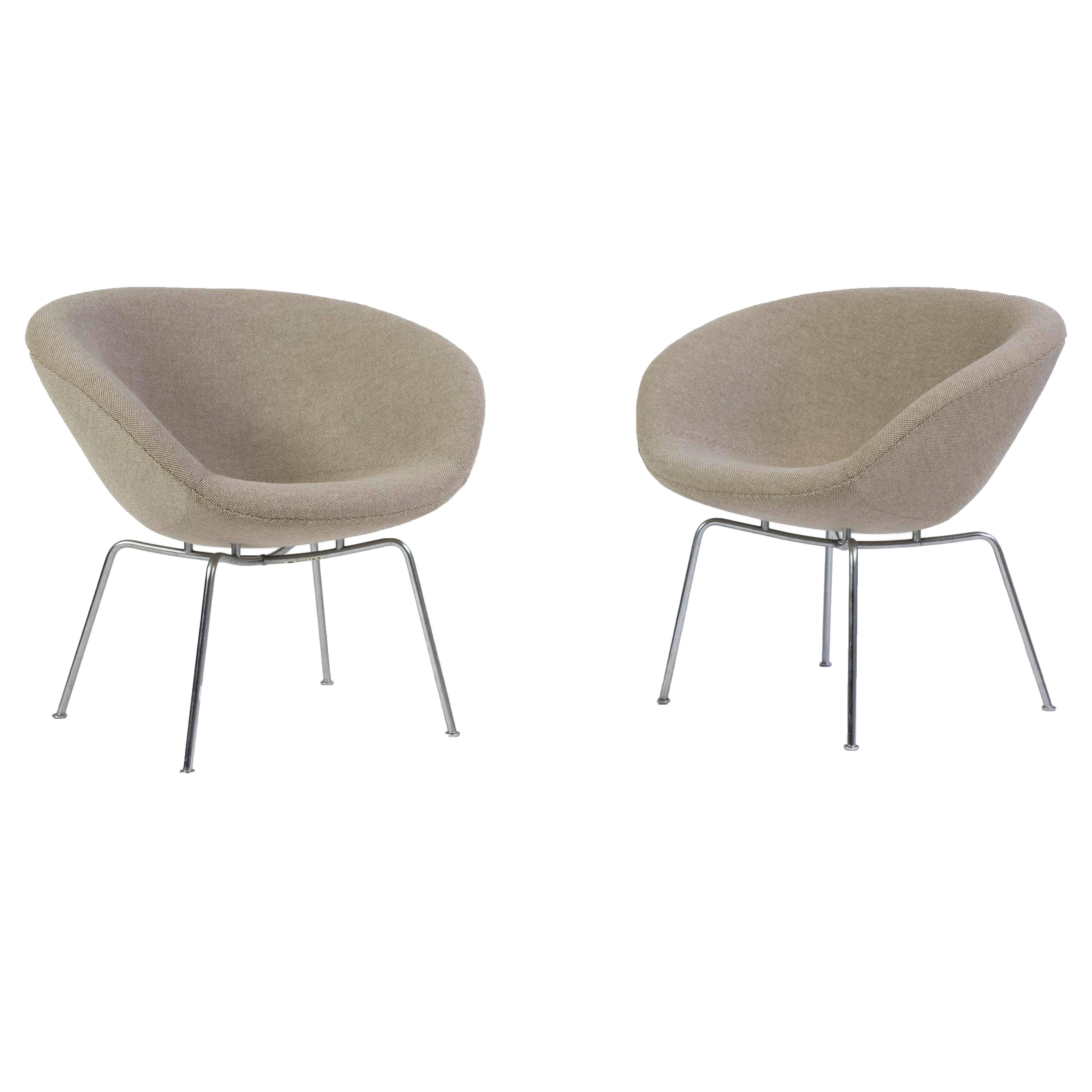Pair of Arne Jacobsen Pot Chairs at 1stDibs
