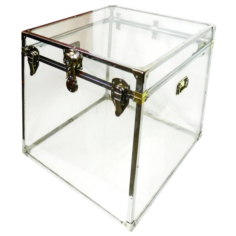 Vintage Lucite Trunk at 1stDibs | acrylic trunk