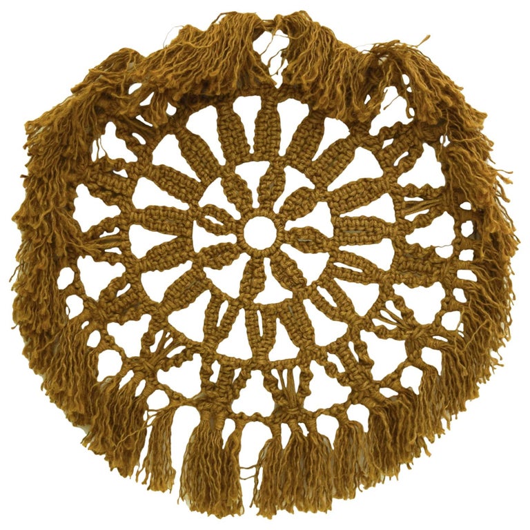 Woven Jute Rope Woven Wall Hanging For Sale at 1stDibs