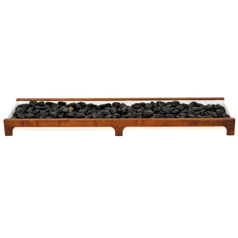 1960s Modernist Japanese-Style Zen Garden / Planter in Mahogany at ...