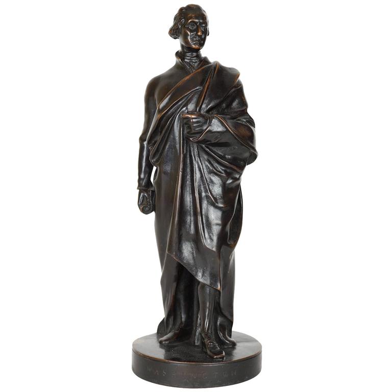 Patinated Bronze Figure of President George Washington at 1stDibs