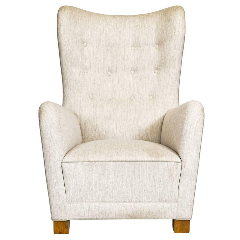 Fritz Hansen High Back Lounge Chair at 1stDibs