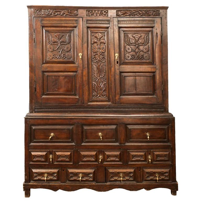 17th Century "Stuart" Oak Closet at 1stDibs