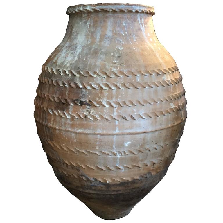 Beautiful Large 19th Century Turkish Olive Oil Vessel Urn at 1stDibs ...