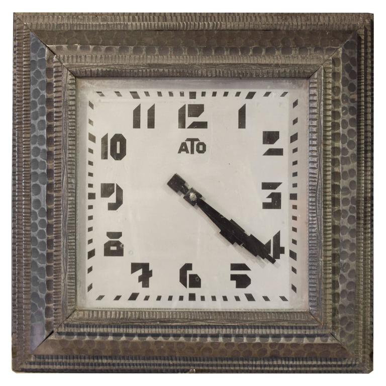 Faux Fer Forge ATO Clock at 1stdibs