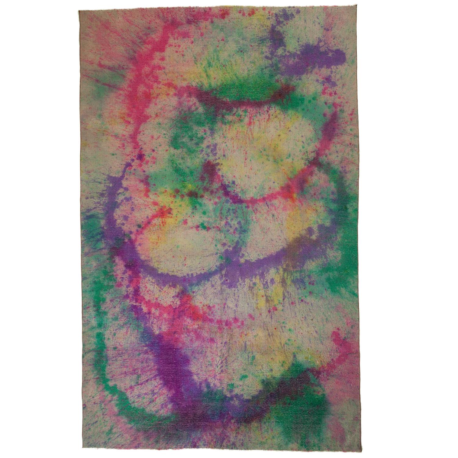 Tie Dye Rug For Sale at 1stdibs