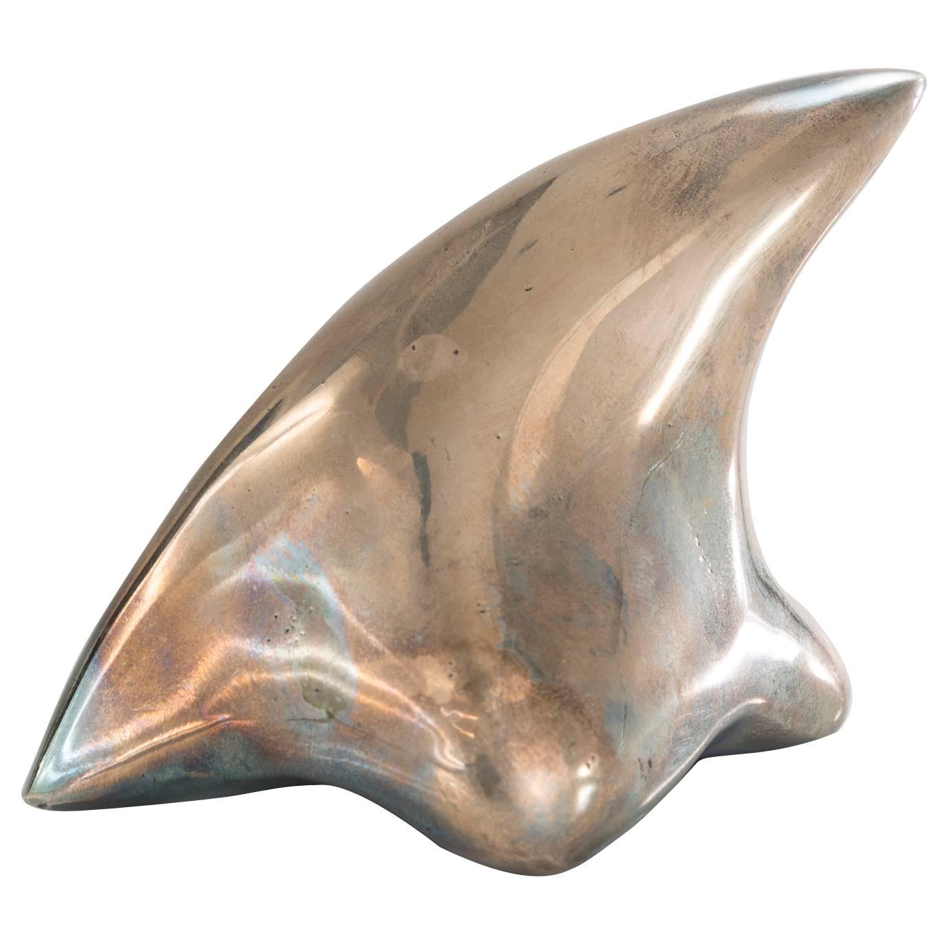 Sculptural Prehistoric Tooth Form in Bronze by Rogan Gregory, USA, 2014 ...