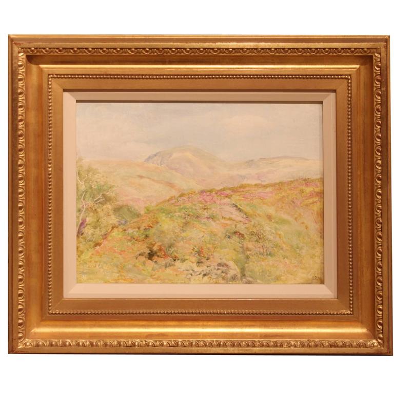 "North Wales Spring" Oil Painting Edward Steel Harper For Sale at 1stDibs