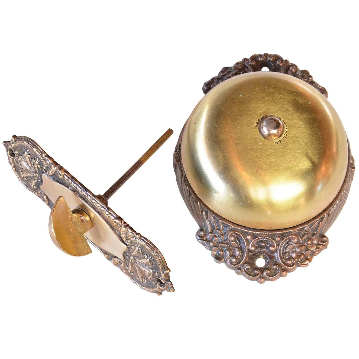 Victorian Russell and Erwin Mfg Co. Complete Twist Doorbell For Sale at ...