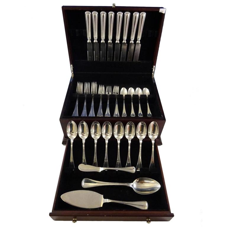 Milano by Buccellati Sterling Silver Flatware Dinner Set of Eight ...