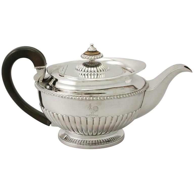 Sterling Silver Teapot by Paul Storr, Antique George III at 1stdibs