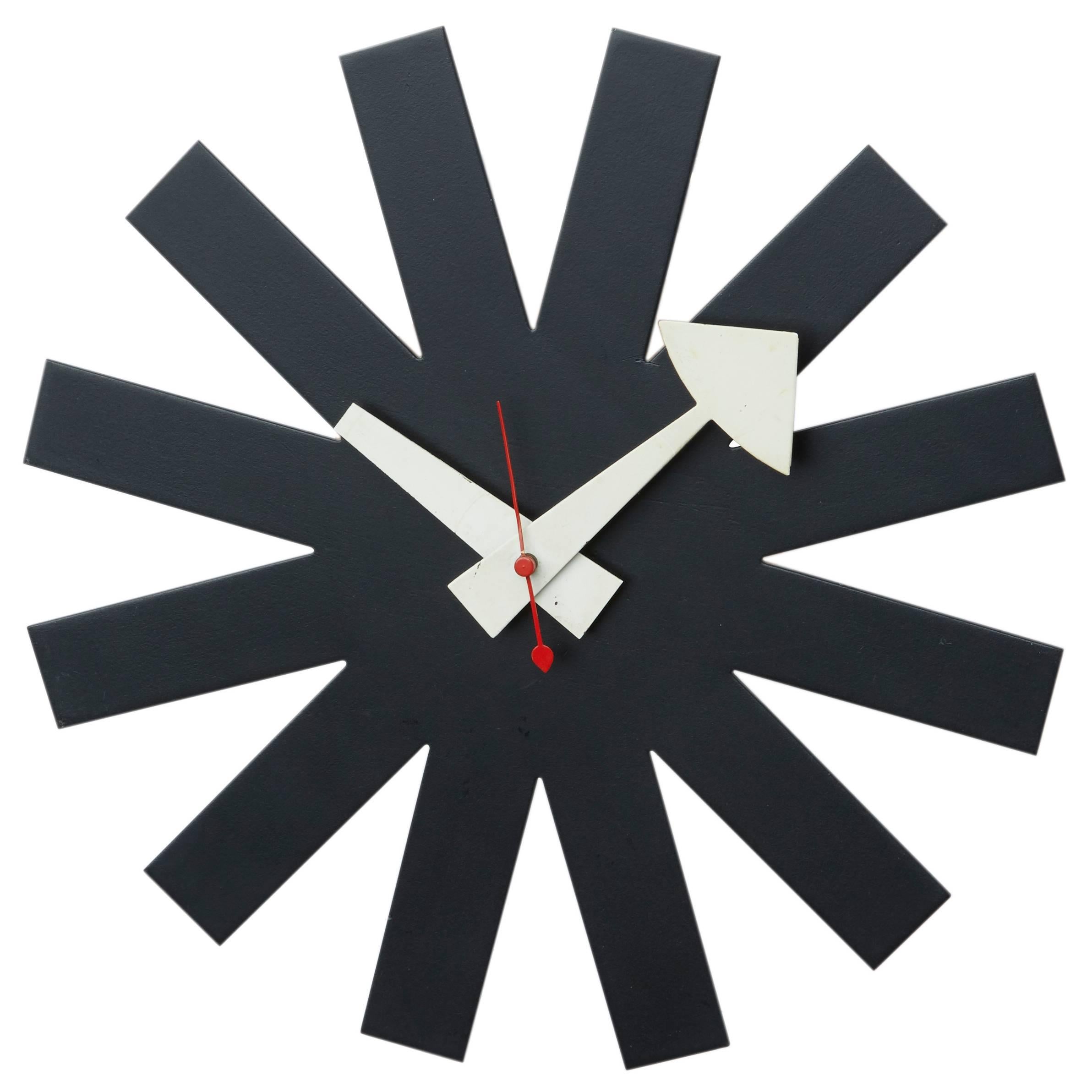Asterisk Clock for George Nelson for Howard Miller, Rare at 1stDibs