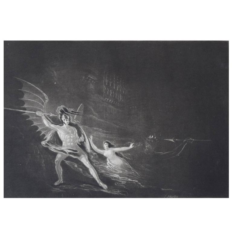 John Martin, Sin Preventing The Combat Between Satan And Death ...